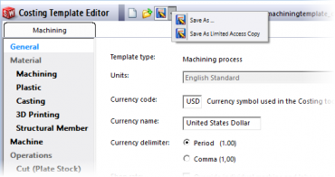 How does SolidWorks Costing know how much my parts cost