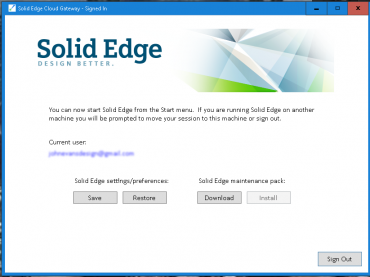Solid Edge Cloud-Enabled Licensing for ST9 Follow-up | Design & Motion