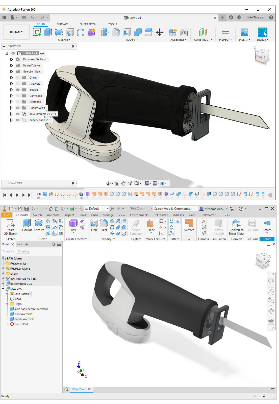 Inventor to Fusion 360 and Back | Design & Motion